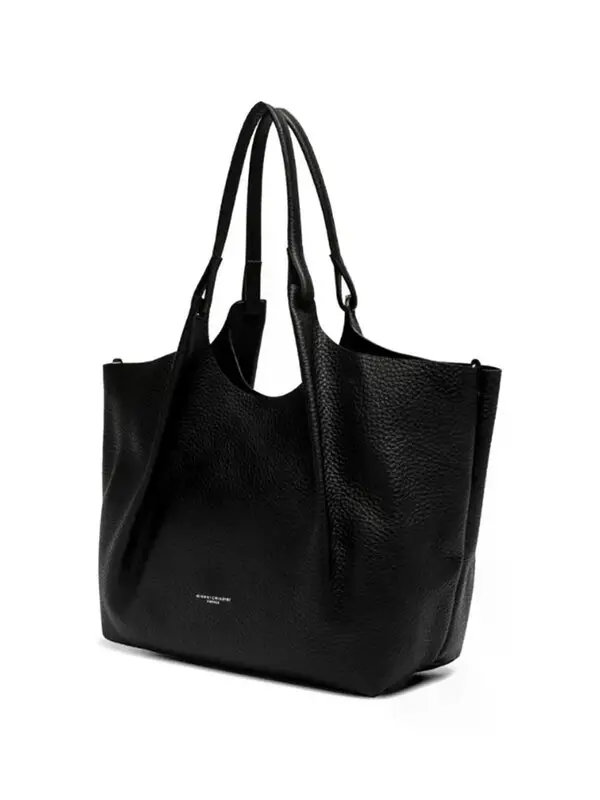 GIANNI CHIARINI Dua Textured Tote Bag - Black