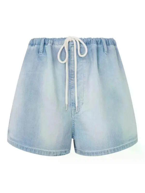 Moschino Drawstring Fastening Denim Shorts - Blue