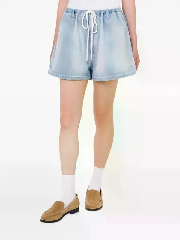 Moschino Drawstring Fastening Denim Shorts