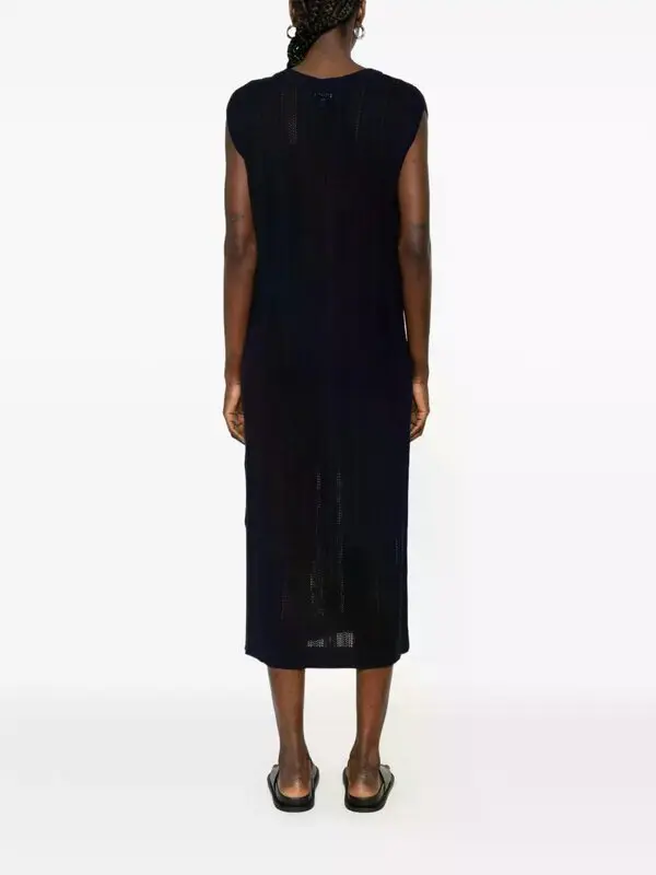 Eric Bompard Knitted Midi Dress - Blue