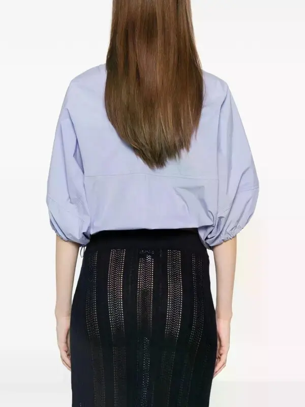 Eric Bompard Pointelle Knitted Midi Skirt - Black