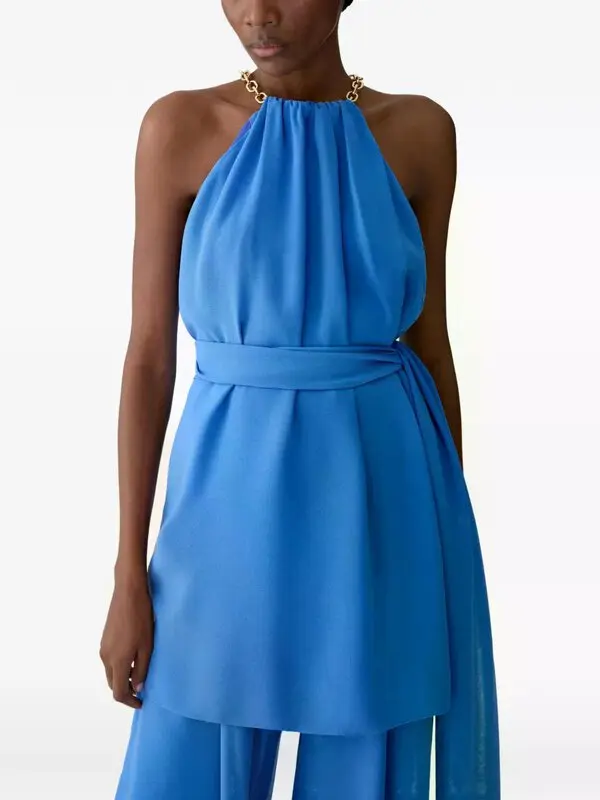 Carolina Herrera Chain-strap Halterneck Top