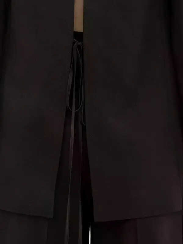 NISSA Open-back Double-breasted Blazer