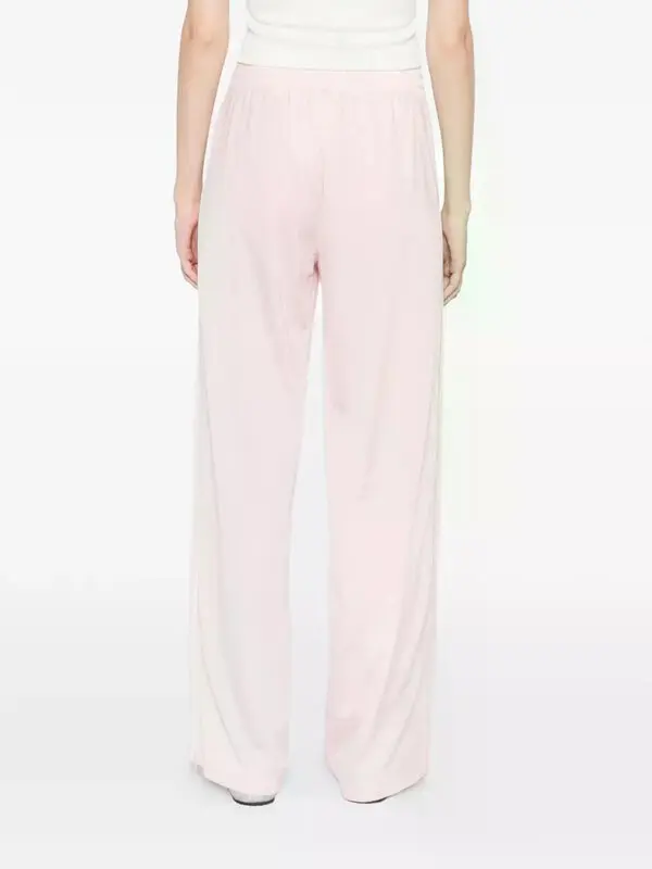 Adidas Logo-embroidered Track Pants - Pink
