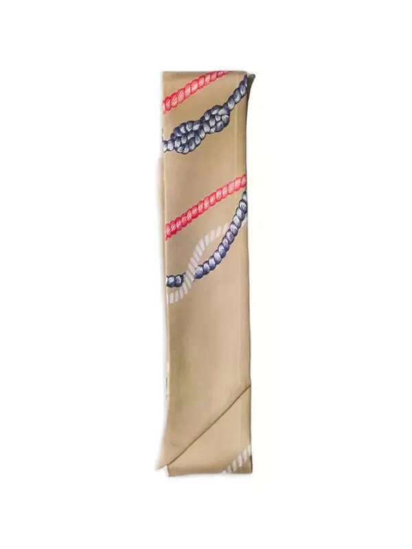 Prada Silk Scarf - Neutrals