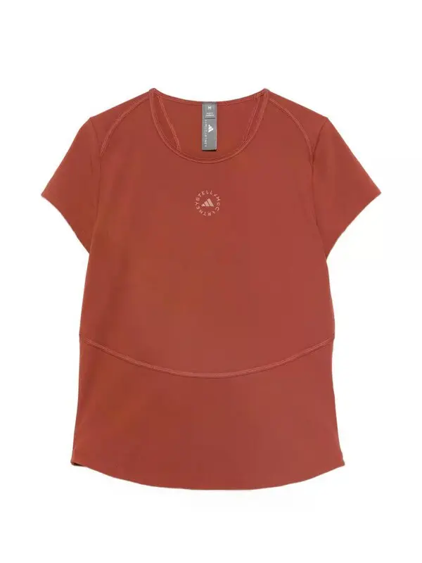 Adidas By Stella McCartney Logo-print T-shirt - Brown