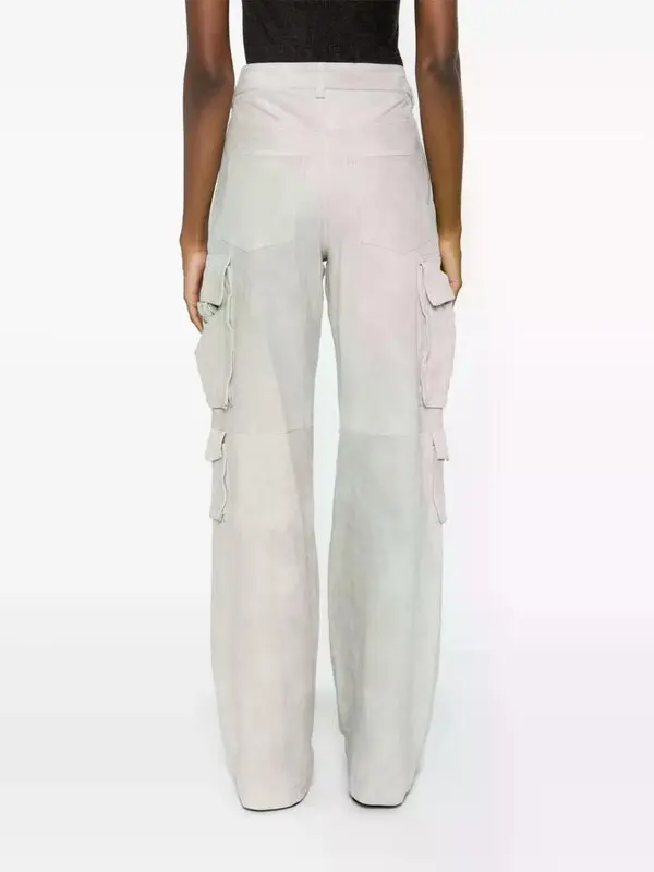 SALVATORE SANTORO Suede Cargo Trousers