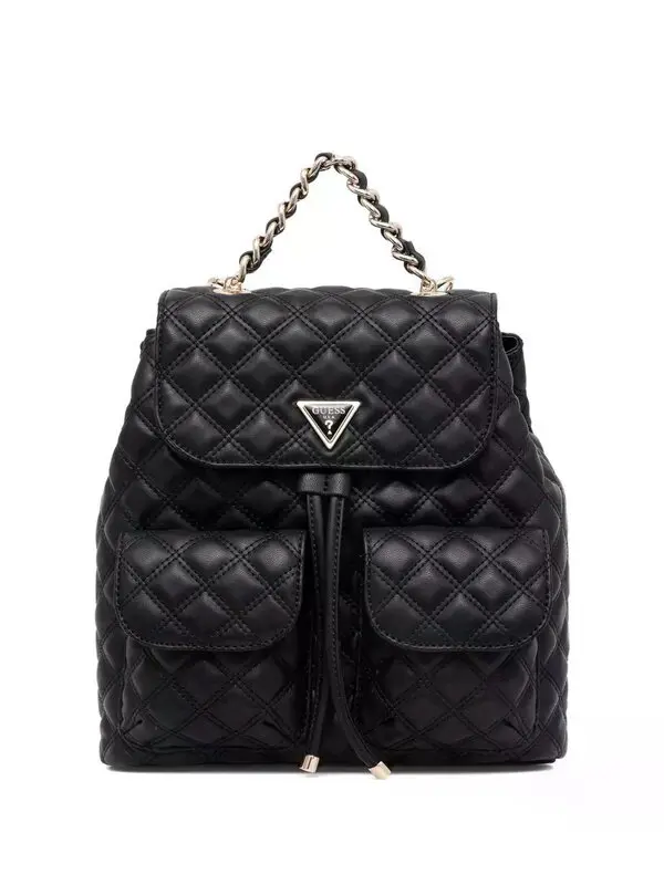Guess Quilted Chain-detail Backpack
