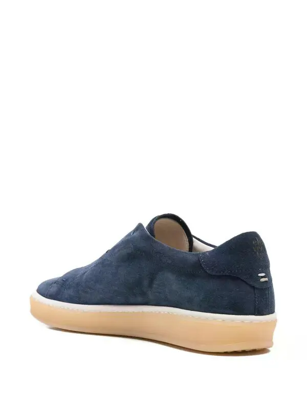 Eleventy Slip-on Suede Sneakers - Blue