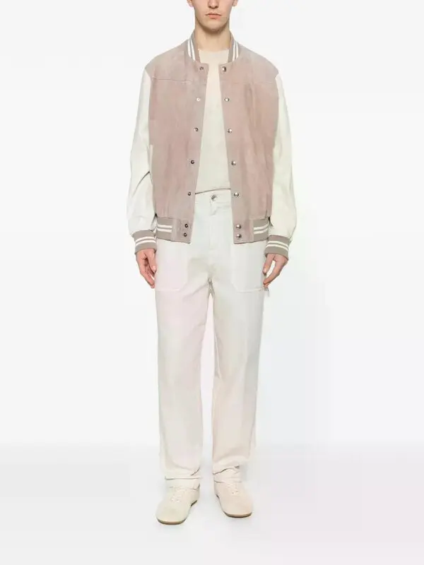Eleventy Cotton Patch Pocket Trousers With Side Stripe Detail