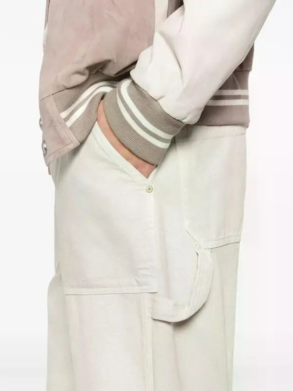 Eleventy Cotton Patch Pocket Trousers With Side Stripe Detail
