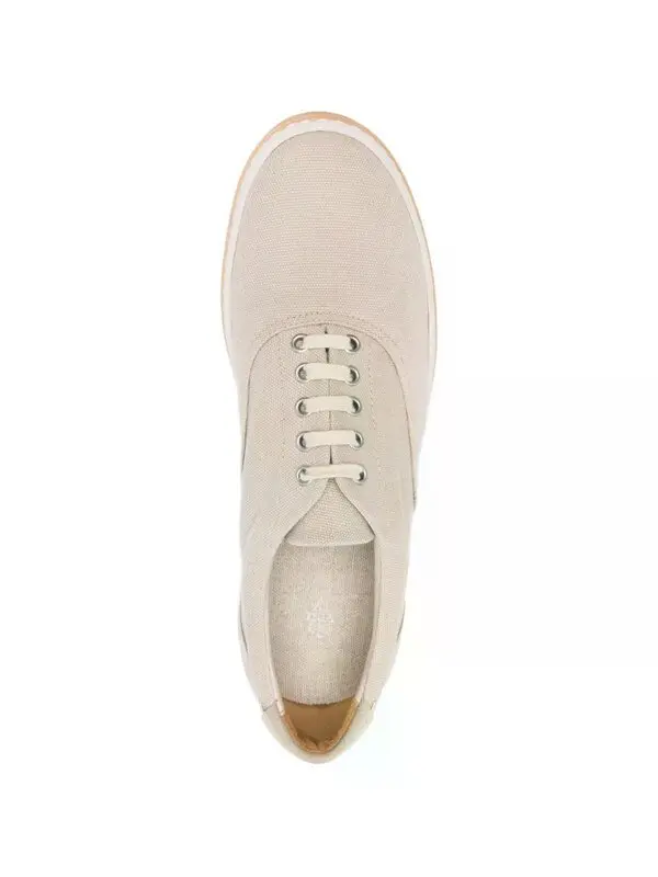 Eleventy Panelled Lace-up Sneakers
