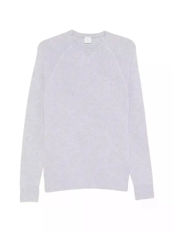 Eleventy Round Neck Long Sleeve Sweater