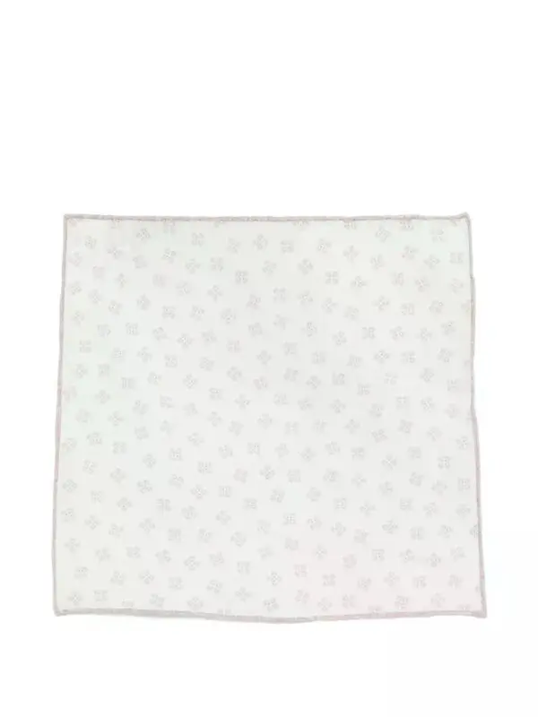 Eleventy Floral Scarf - Neutrals