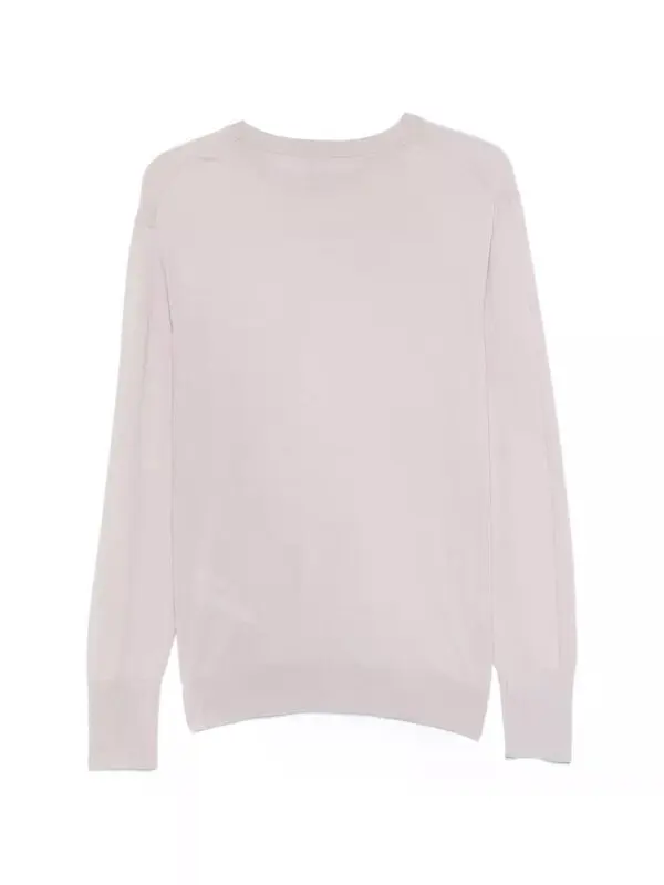 Eleventy Round Neck Long Sleeve Sweater