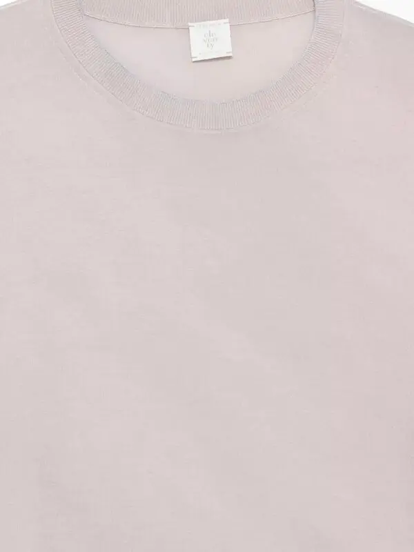 Eleventy Round Neck Long Sleeve Sweater