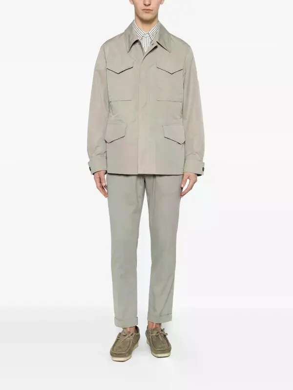Eleventy Drawstring Trousers - Neutrals