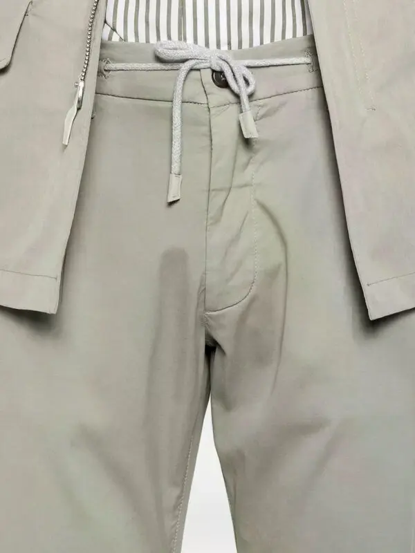 Eleventy Drawstring Trousers - Neutrals
