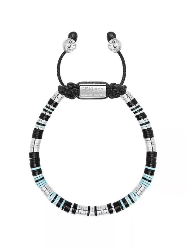 NIALAYA JEWELRY Beaded Bracelet - Silver