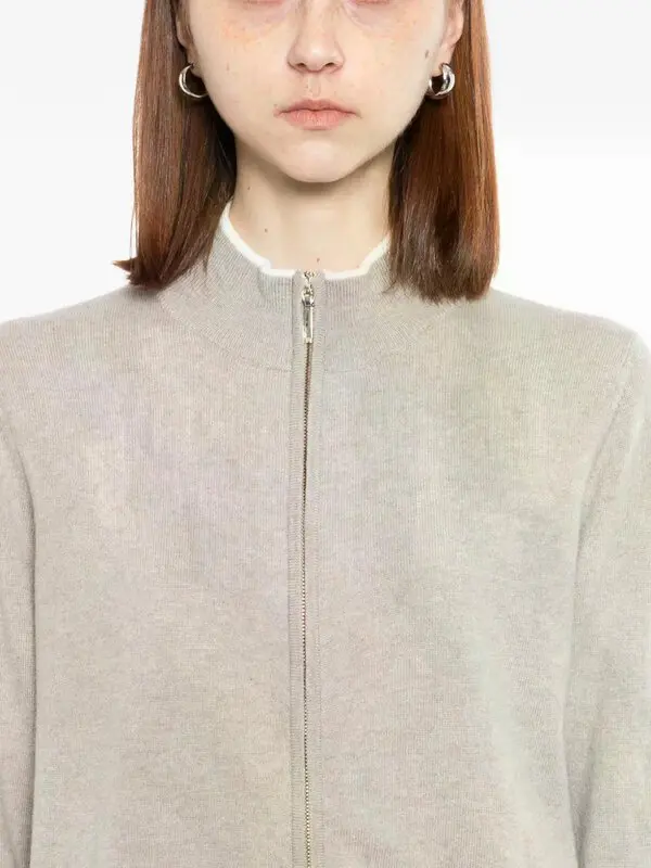 N.peal Alisa Cardigan With Zip Fastening