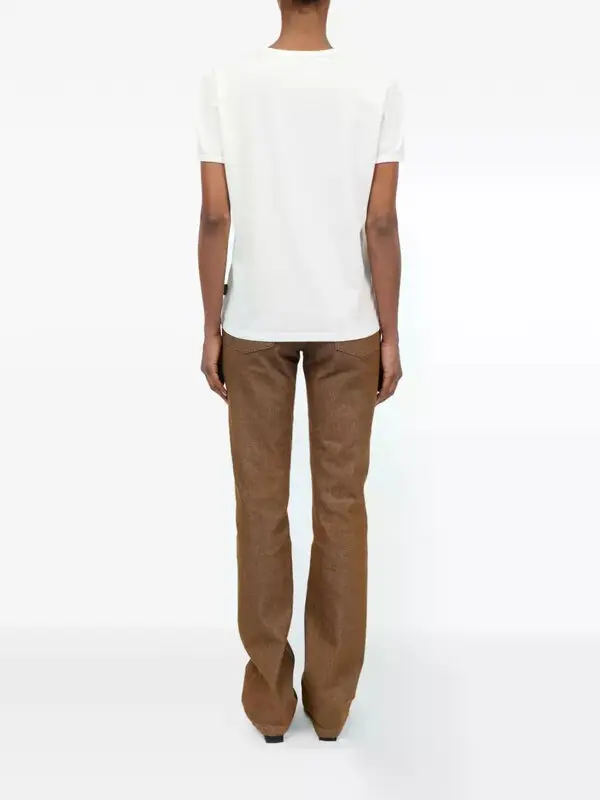 MAISON MARGIELA Margie" Printed T-shirt - Grey