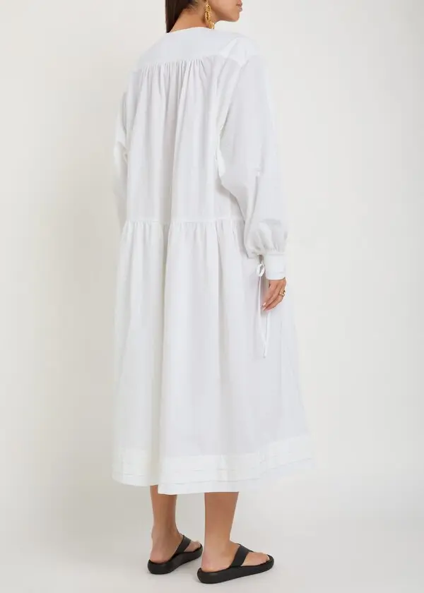 LES VACANCES D'IRINA Calla Cotton Midi Dress
