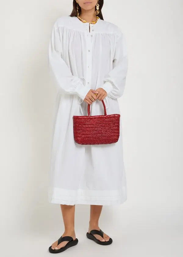 LES VACANCES D'IRINA Calla Cotton Midi Dress