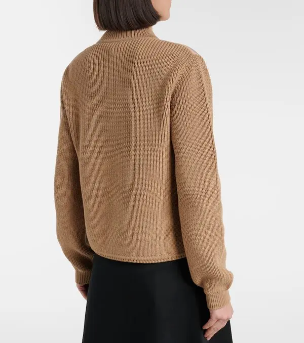 Moncler Down-paneled Cotton Cardigan
