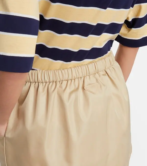 Prada Re-nylon Belted Mini Skirt