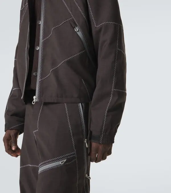 KIKO KOSTADINOV Fosco Virgin Wool Jacket - Brown