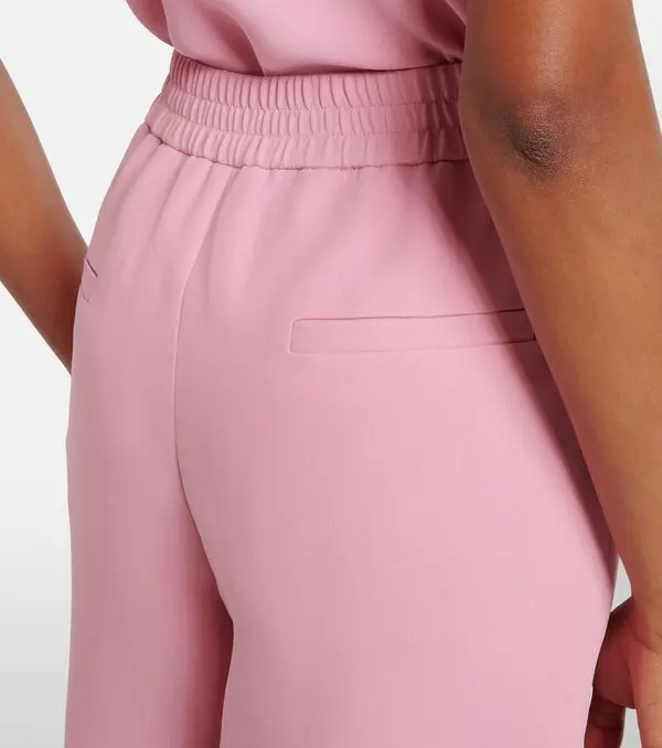 Valentino Garavani Silk Wide-leg Trousers