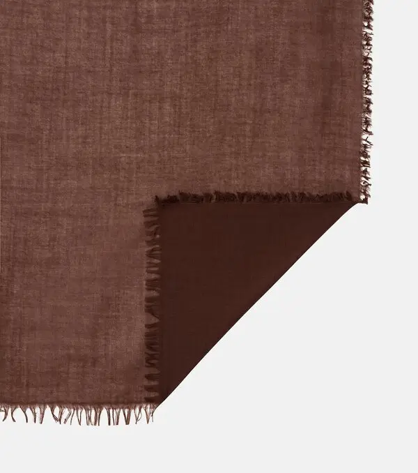 TOTEME Virgin Wool Scarf - Brown