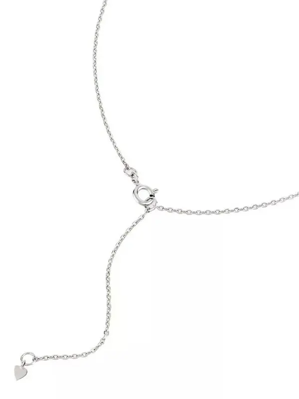DINNY HALL Sterling Bijou Folded Heart Duo Pendant Necklace