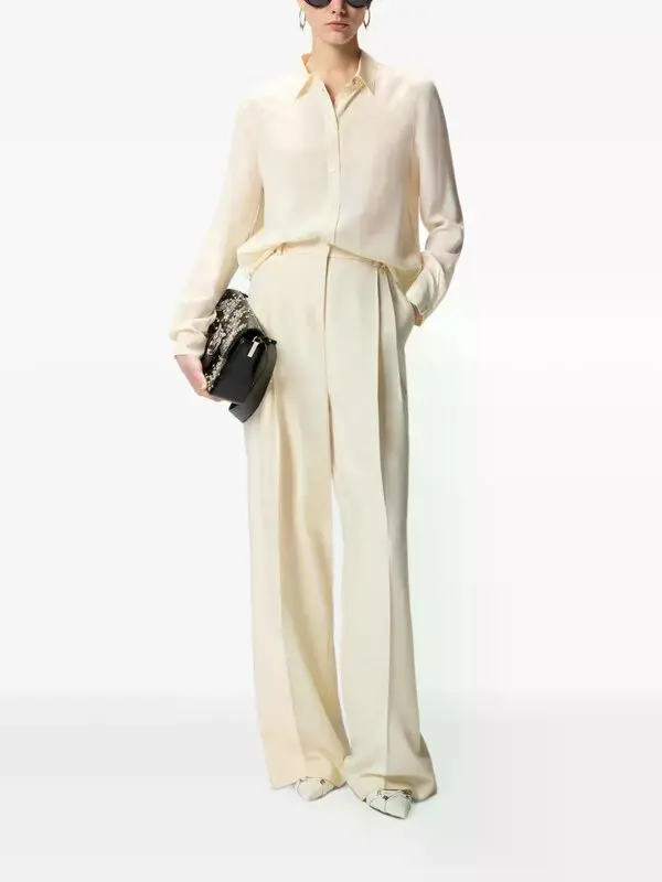 Pinko Buttoned Collared Shirt - Neutrals