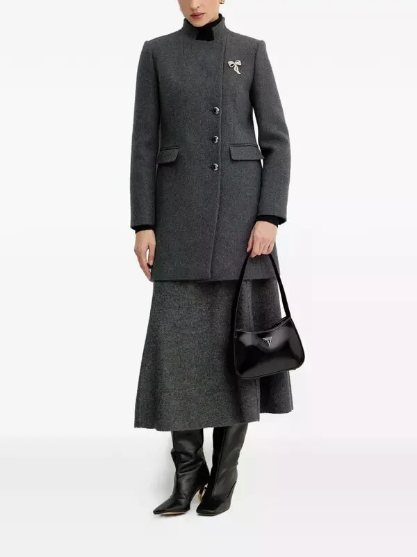MORGAN Embellished Bow Coat