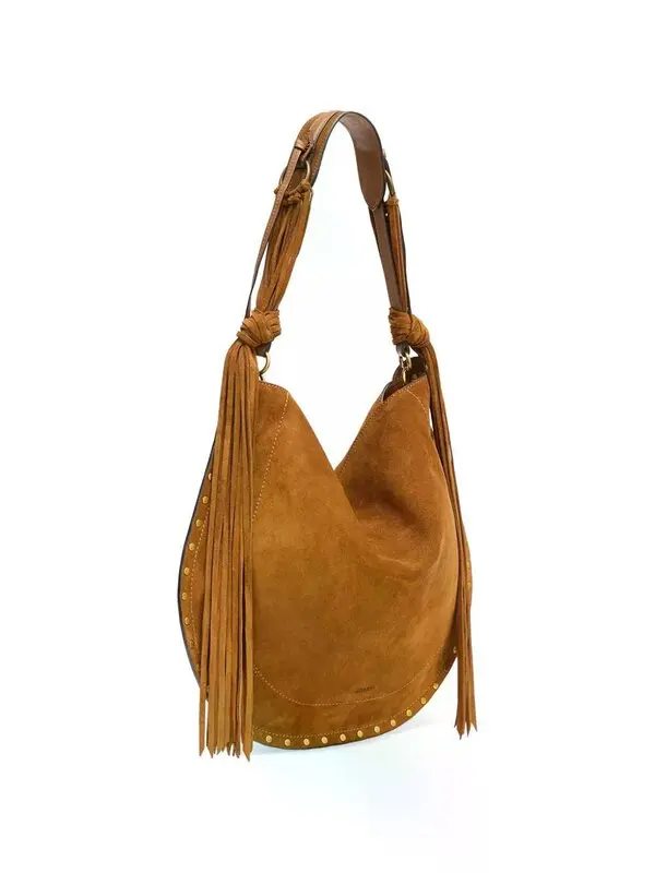 Isabel Marant Étoile Oskan Hobo Bag With Fringe And Studs