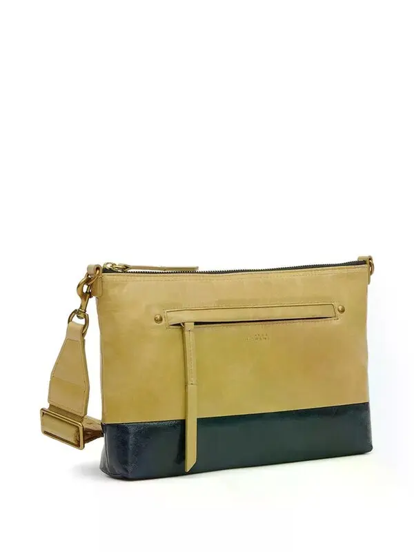 Isabel Marant Étoile Two-toned Woven Cross Body Bag - Neutrals