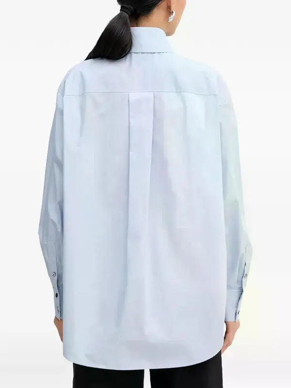 Karl Lagerfeld Tie Buttoned Shirt