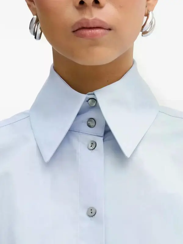 Karl Lagerfeld Tie Buttoned Shirt