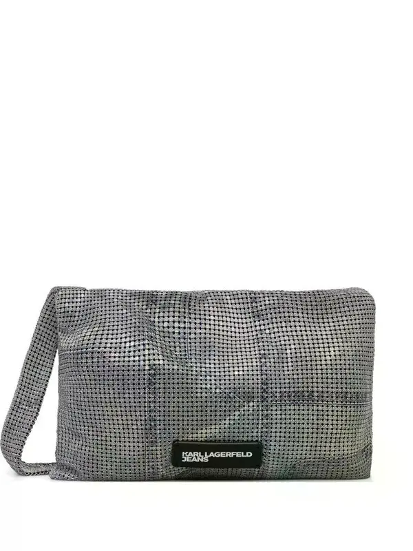 Karl Lagerfeld Tone Mesh Tote Bag - Silver