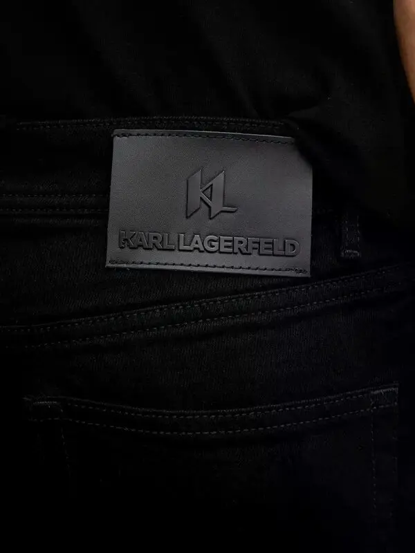 Karl Lagerfeld Logo Patch Jeans