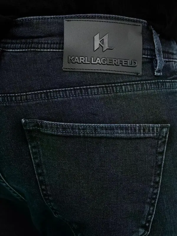 Karl Lagerfeld Logo Patch Jeans