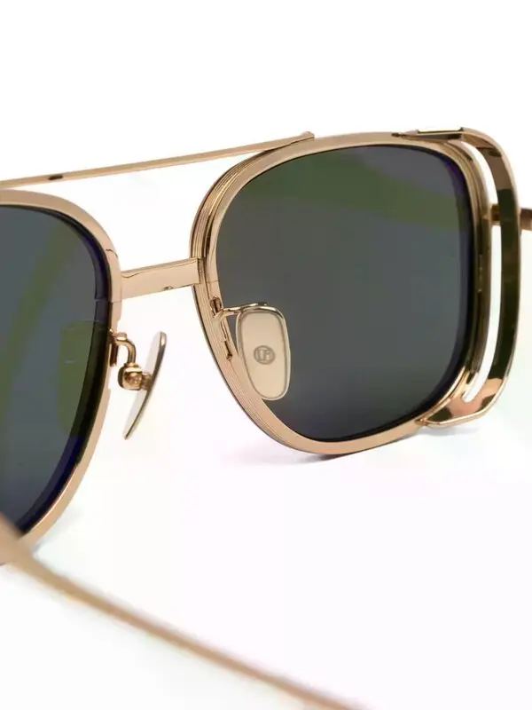 Linda Farrow Boyd Square Frame Sunglasses