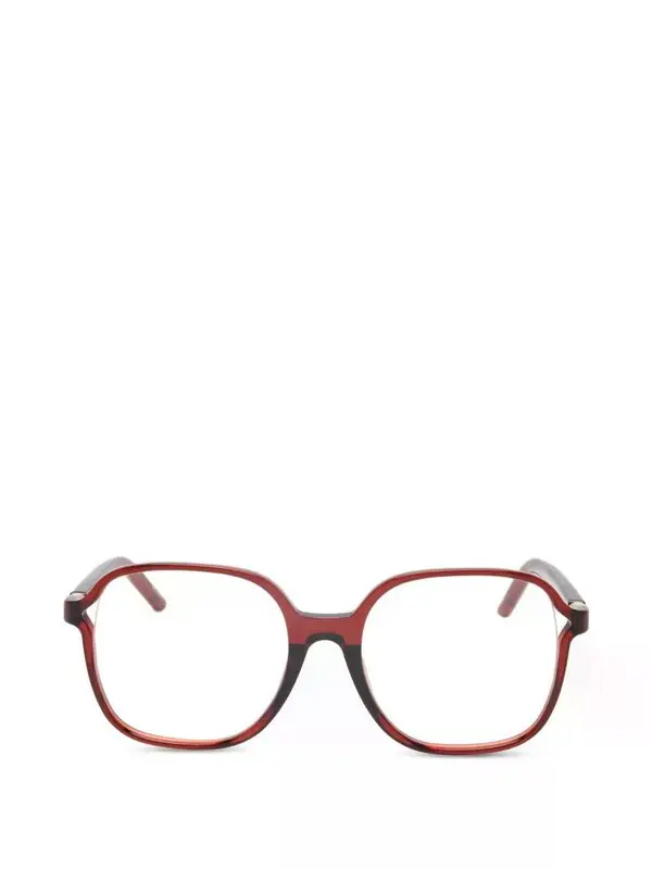 Jacquemus Round Frame Eyeglasses - Red