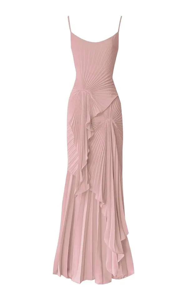 GEORGIA HARDINGE Torrent Georgette Maxi Dress - Pink