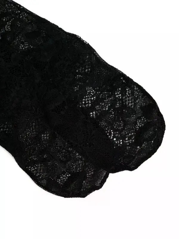 Undercover Lace Socks With Scalloped Trim