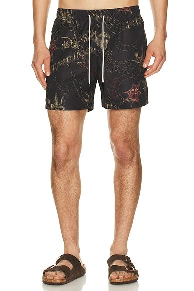 Oas Romantique Swim Shorts - Black