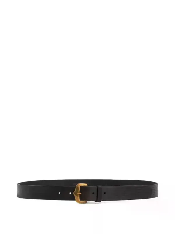 Dsquared2 Buckle-detail Textured Leather Belt - Black