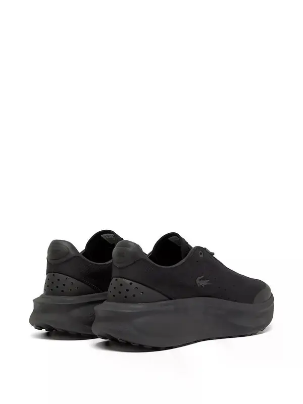 Lacoste Neo Perforated Design Lace-up Low Top Sneakers - Black