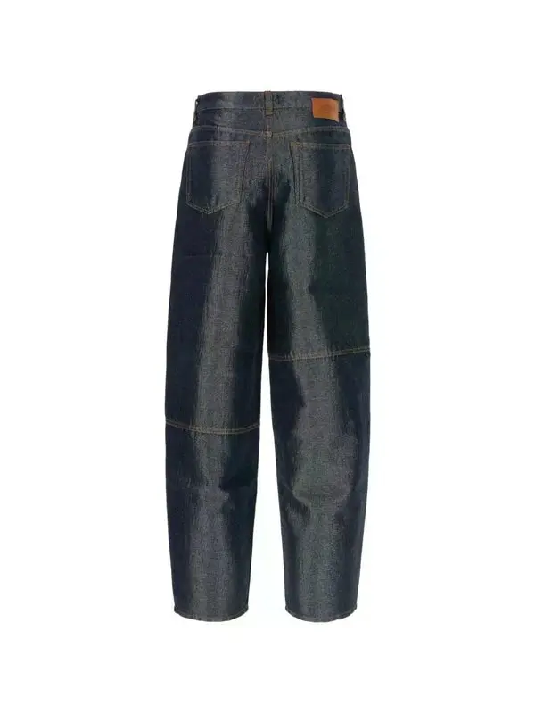 GANNI Paneled Denim Jeans